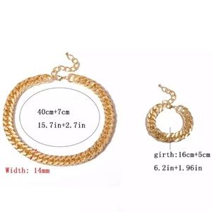 Lulus | Jewelry | Royal Rank Chain Link Gold Elegant Chic Bracelet ...